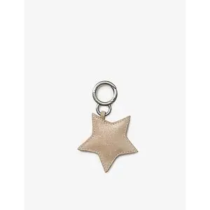 THE WHITE COMPANY Star Suede Keyring 1