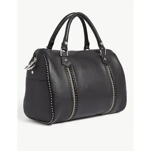 Zadig&Voltaire Sunny Studded Leather Bowling Bag - Noir