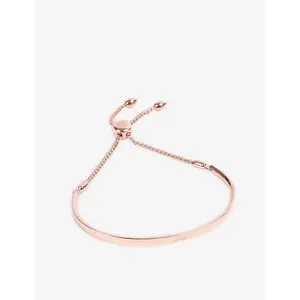 Monica Vinader Fiji 18ct -plated Chain Bracelet - Rose Gold