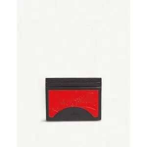 CHRISTIAN LOUBOUTIN Kios Leather Cardholder - Loubi/black