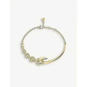 SHAUN LEANE Hook Chain Bracelet - Yellow Gold Vermeil