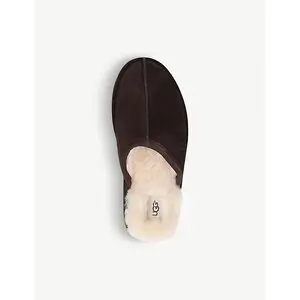 UGG Scuff Sheepskin Slippers - Dark Brown