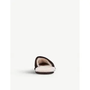 UGG Scuff Sheepskin Slippers - Dark Brown