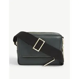 Whistles Bibi Leather Cross-body Bag - Green