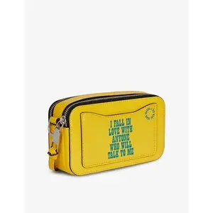 Marc Jacobs X Peanuts Snapshot Snoopy And Lucy Print Leather Cross