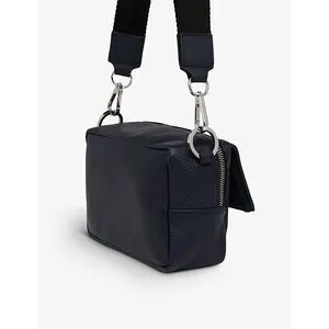 Whistles Bibi Leather Cross Body Bag - Navy