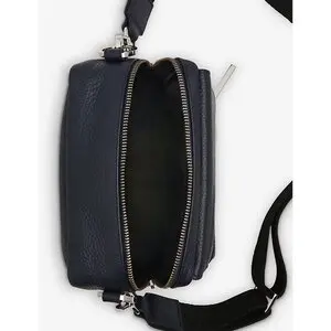 Whistles Bibi Leather Cross Body Bag - Navy