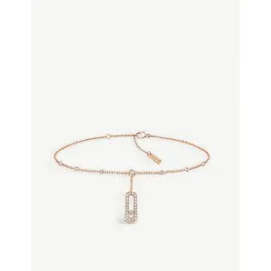 Messika Move Uno Diamond Anklet - Pink Gold