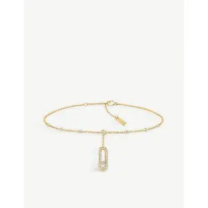 Messika Messika Move Uno Diamond Anklet Yellow Gold