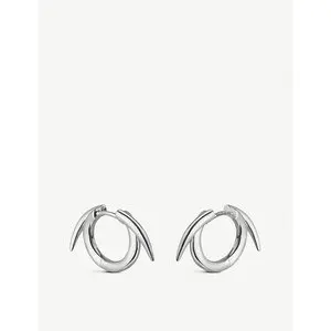 SHAUN LEANE Thorn Hoop Sterling Earrings - Silver