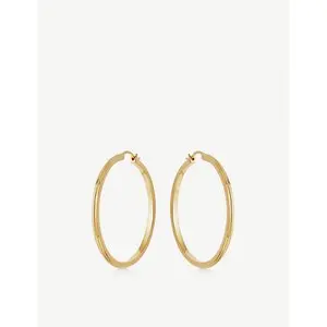 Astley Clarke Celestial Linia Large Hoop Earrings - Gold