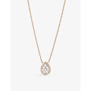 Boucheron Serpent Bohème Diamond Pendant Necklace - Pink