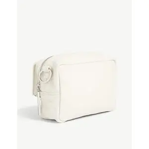 Whistles Bibi Leather Crossbody Bag - White