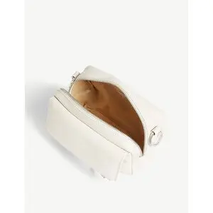 Whistles Bibi Leather Crossbody Bag - White