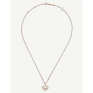 Chopard Happy Diamonds Icons 18ct Rose- And Diamond Pendant