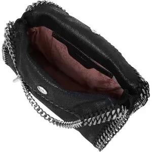 Stella McCartney Mini Falabella Woven Tote Bag - Black