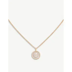 Messika 18ct Rose Gold And Diamond Lucky Move Necklace - Pink Gold
