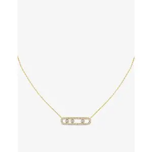 Messika Move Pavé Diamond Necklace - Yellow