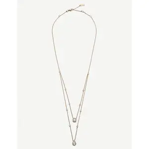 Messika My Twin Rose Gold And Diamond Necklace - Pink
