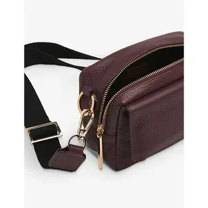 Whistles Bibi Leather Cross-body Bag - Purple