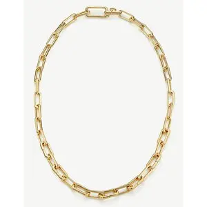 Monica Vinader Alta Capture Link Necklace - 18 Ct Gold