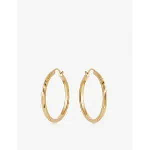 Astley Clarke 18ct -plated Sterling Silver Hoop Earrings - Gold