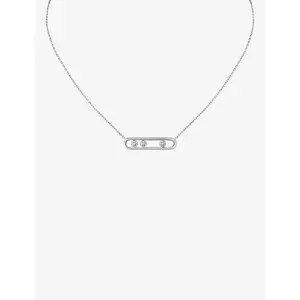 Messika Move Pavé Diamond Necklace - White Gold