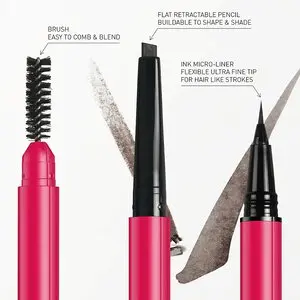 Valentino Garavani Brow Trio Triple Ended Brow Filler 0.54g - 03 Granite