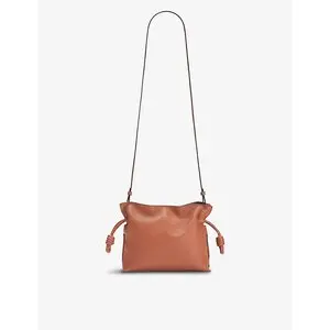 Loewe Flamenco Mini Leather Clutch Bag Vermillion