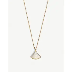 BVLGARI Divas' Dream 18kt Pink Gold Mother Of Pearl And Pavé Diamond Necklace - One-color