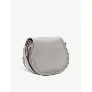 Chloé Marcie Leather Cross-body Bag - Cashmere Grey