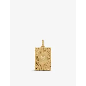 Monica Vinader Talisman Heart Vermeil Pendant - Gold