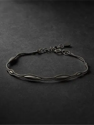 Fernando Jorge Fluid Rhodium-plated Bracelet