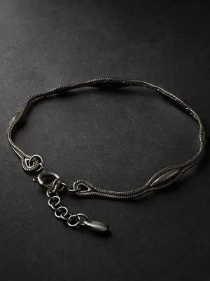 Fernando Jorge Fluid Rhodium-plated Bracelet