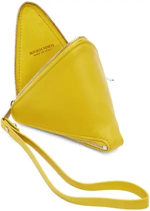 bottega veneta - Bottega Veneta Calfskin Pyramid Pouch