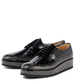 Noir Kei Ninomiya X Church's Leather Platform Brogues