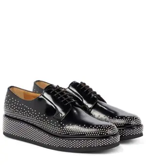 Noir Kei Ninomiya X Church's Leather Platform Brogues