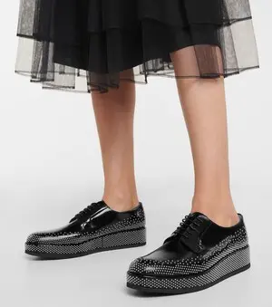 Noir Kei Ninomiya X Church's Leather Platform Brogues