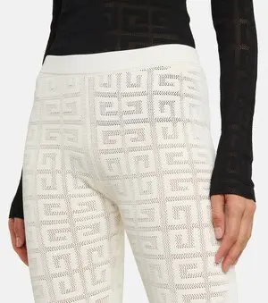 Givenchy 4g Jacquard Mid-rise Leggings