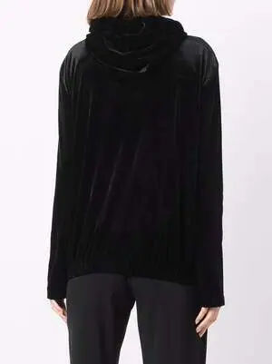 Norma Kamali Long-sleeve Hoodie Top