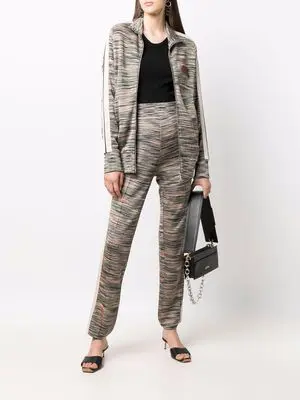 Palm Angels Striped Sports Pants For Women