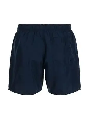 EA7 Logo-print Swim Shorts - Blue