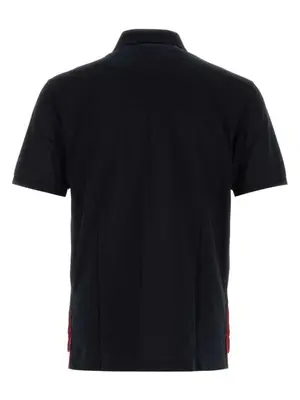 Thom Browne Rwb Stripe Polo Shirt - Blue