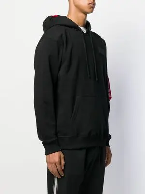 Alpha Industries Logo Stripe Detail Hoodie