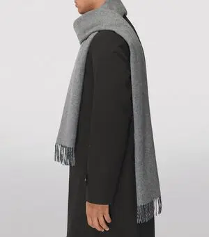 Burberry Reversible Check Cashmere Scarf