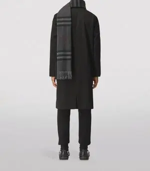 Burberry Reversible Check Cashmere Scarf