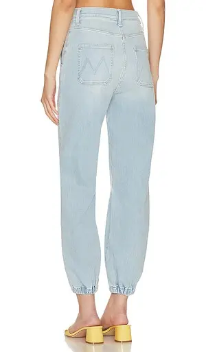 MOTHER The Wrapper Patch Springy Ankle In Blue