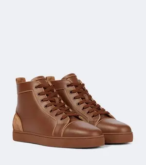 CHRISTIAN LOUBOUTIN Fun Louis Sneakers - Brown