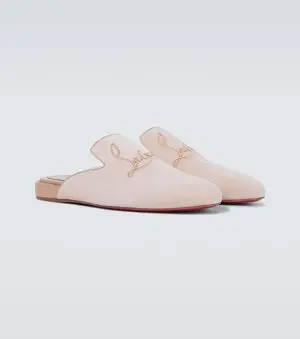 CHRISTIAN LOUBOUTIN Coolito Flat Mules - Beige