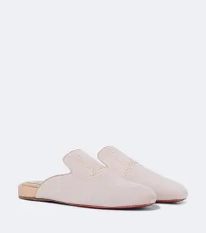 CHRISTIAN LOUBOUTIN Coolito Flat Mules - Beige